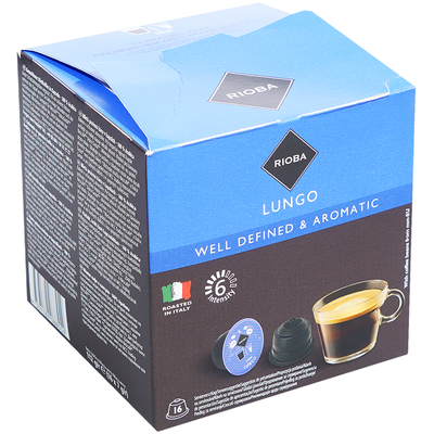 RIOBA Кафе капсули Dolce gusto lungo 100% Арабика | Kolichka.bg