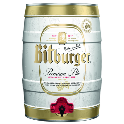 BITBURGER Светла бира кег 5л | Kolichka.bg